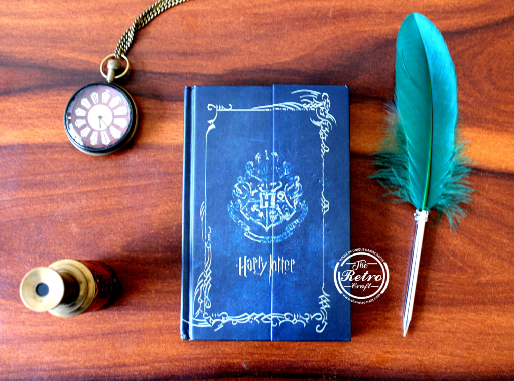 Harry Potter Notebook & Feather Quill Ballpoint Pen – The Retro Craft