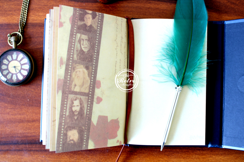 Harry Potter Notebook & Feather Quill Ballpoint Pen – The Retro Craft